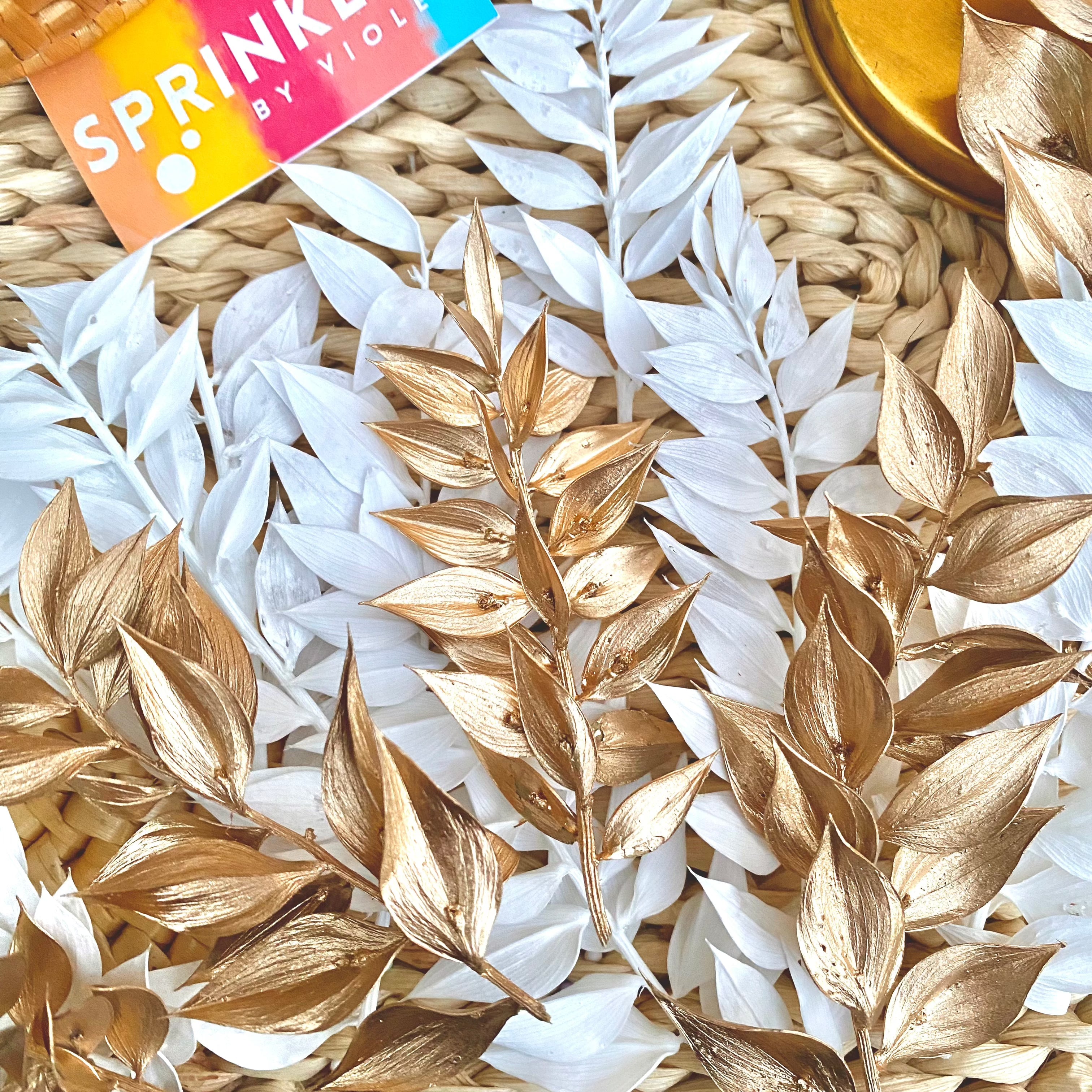 Flowers and Leaf toppers – Sprinkles By Violet